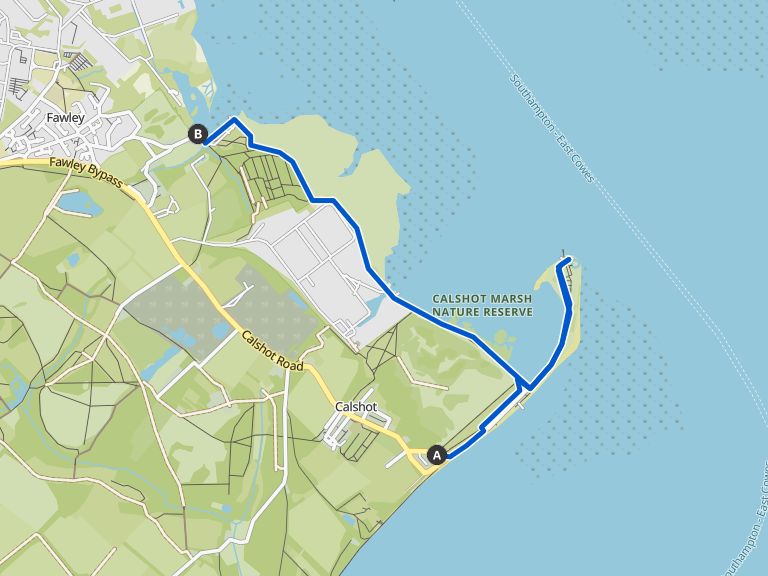 Calshot to the Jolly Sailor | hike | Komoot